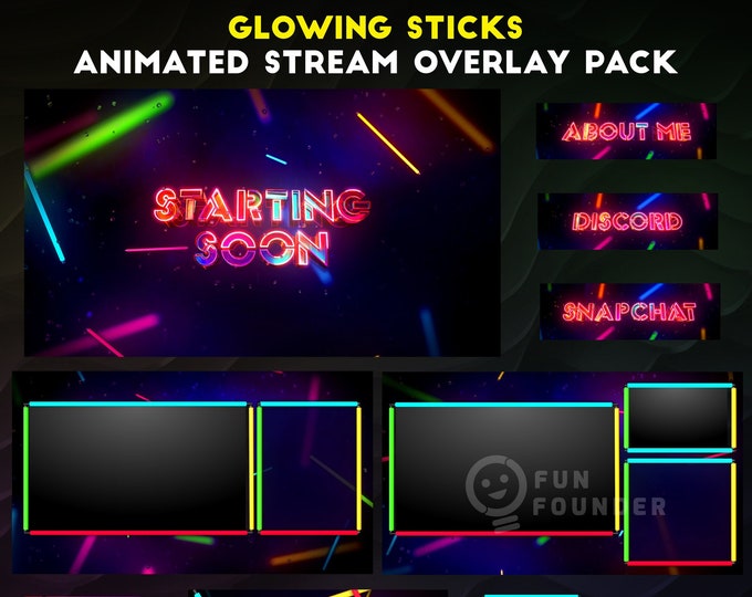 Sakura Breeze Animated Stream Overlay Pack: Twitch, Youtube, Kick ...