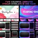 2 Colorful Animated Stream Overlays in 1 Pack | Spring Color Animated ...