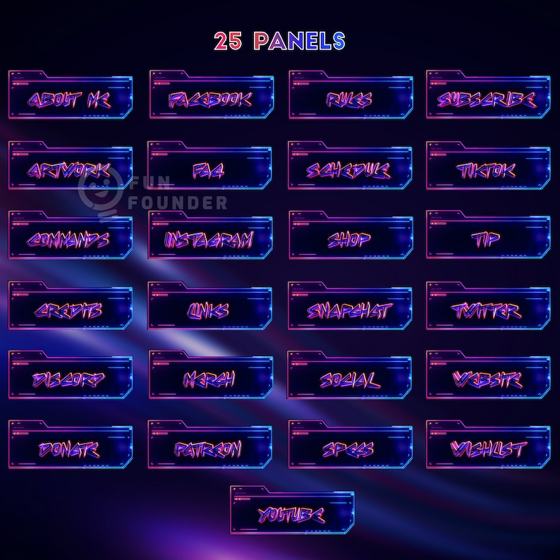 Cool Animated Stream Overlay Pack | Thunder Twitch Overlay Package ...