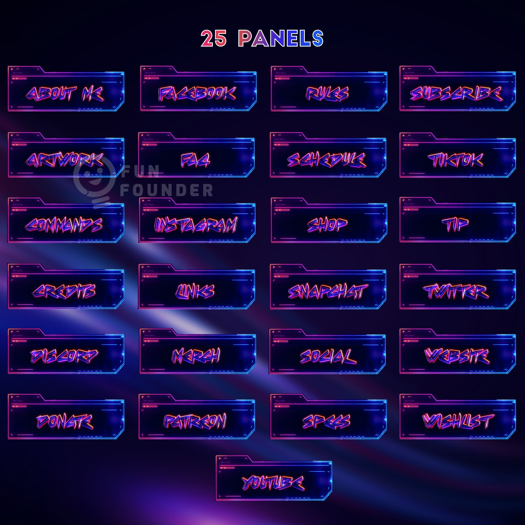 Cool Animated Stream Overlay Pack Thunder Twitch Overlay - Etsy Australia
