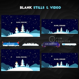 Christmas & Winter Stream Overlay Pack | XMAS Stream Overlay Pack ...