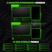 Green Circle Animated Stream Overlay Pack Twitch Overlay Package ...
