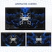 Buy Blue Night Animated Stream Overlay Pack | Twitch Overlay Package ...