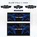 Buy Blue Night Animated Stream Overlay Pack | Twitch Overlay Package ...