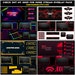 Blue Circle Animated Stream Overlay Pack: Twitch Package (digital ...