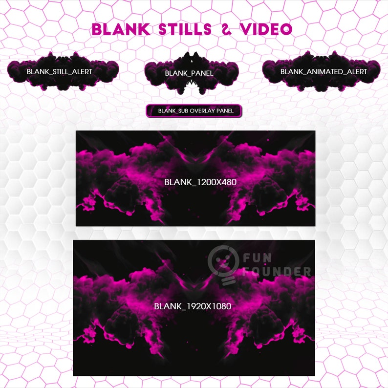 Pink Night Animated Stream Overlay Pack Twitch Overlay - Etsy