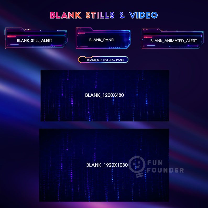 Cool Animated Stream Overlay Pack Thunder Twitch Overlay - Etsy