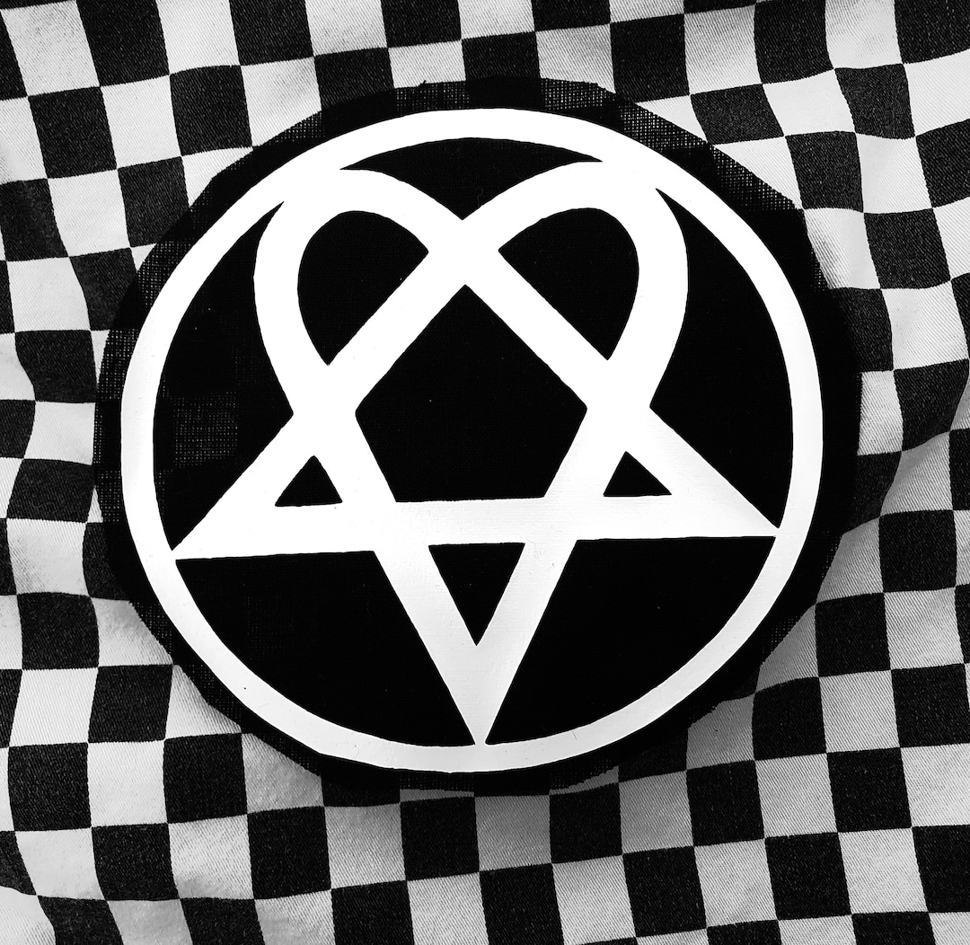 HIM - Heartagram Symbol Cloth Patch - Etsy