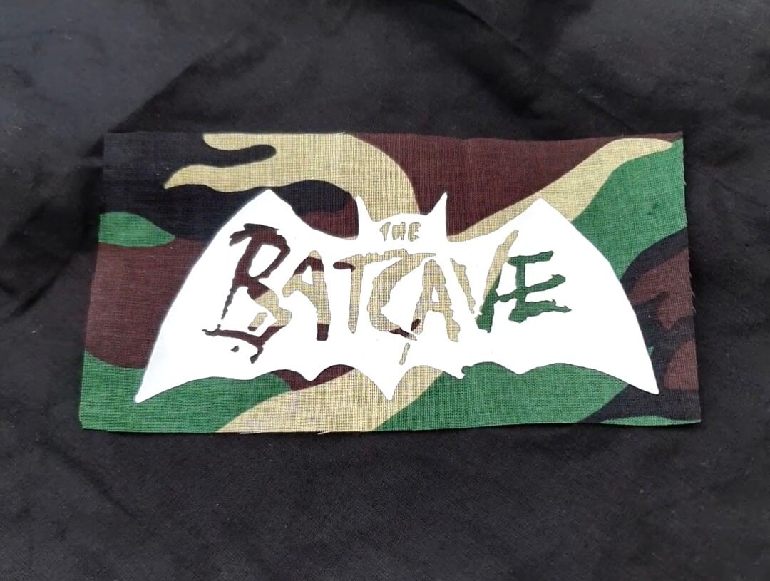 The Batcave Camo Cloth Patch - Etsy