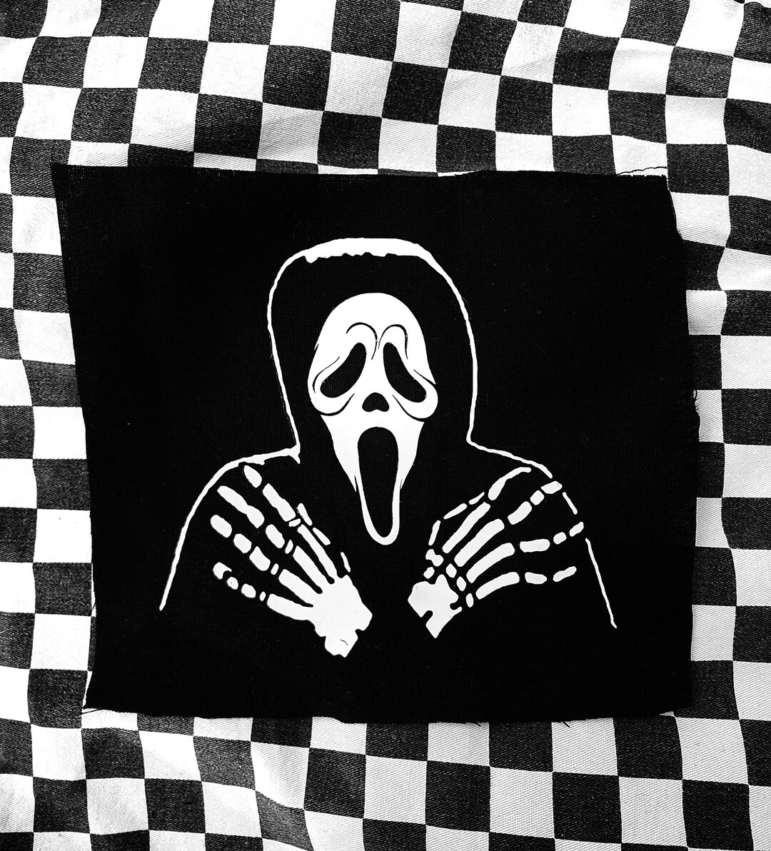 Ghostface X Misfits - Cloth Back Patch - Etsy