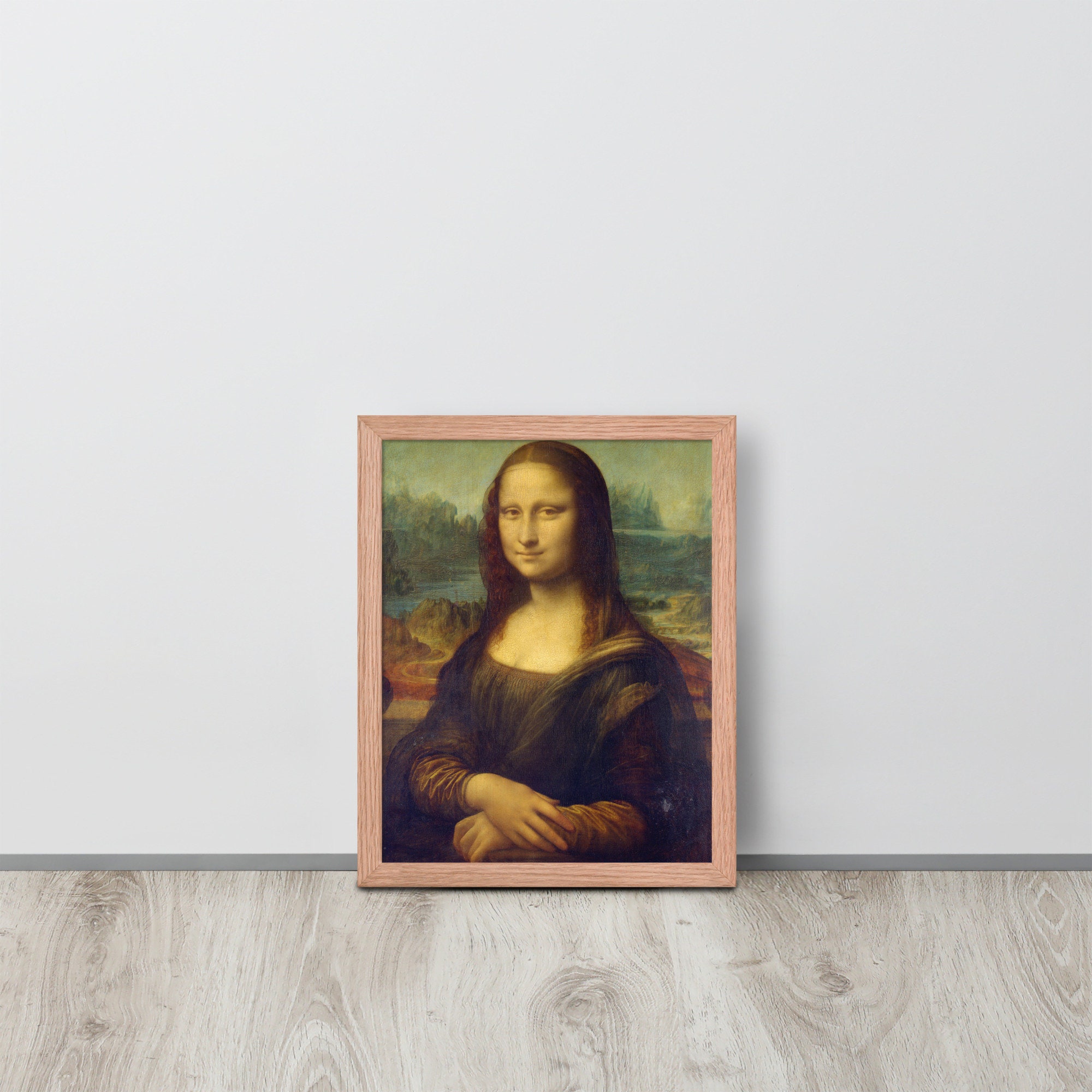 Mona Lisa Leonardo Da Vinci Framed Photo Paper Poster - Etsy
