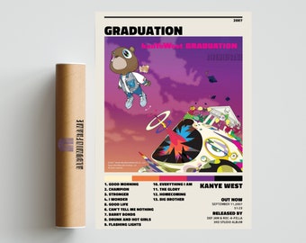 Graduation Kanye West Tracklist - Etsy