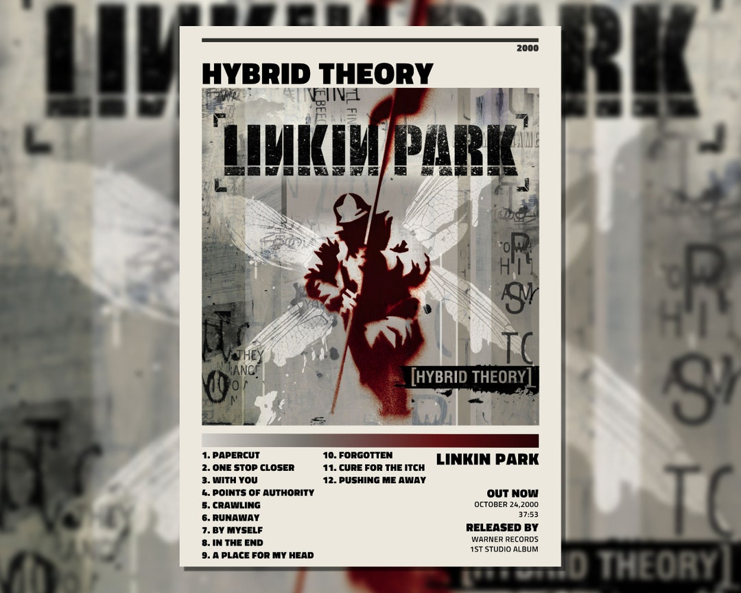 Linkin Park Hybrid Theory Album Cover Poster Framed Art - Etsy