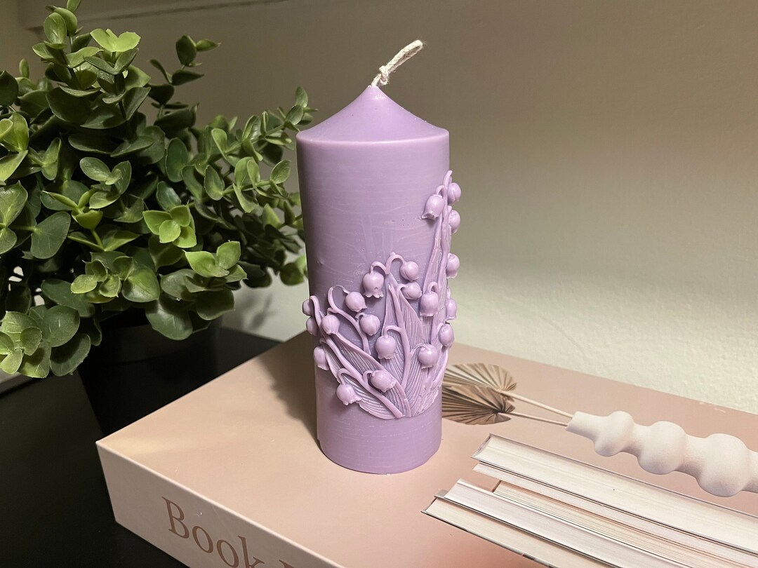 Lily of the Valley Candle Decorative Candle Flower Candle - Etsy