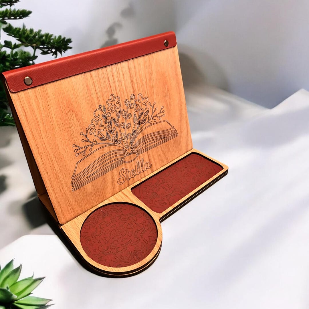 Oak Wood Book Stand or Book Holder - Etsy
