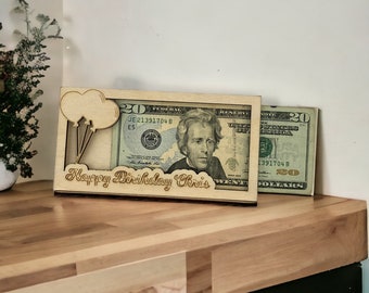UNIQUE BIRTHDAY Card or Gift Happy Birthday Colorized One 1 Dollar Bill ...