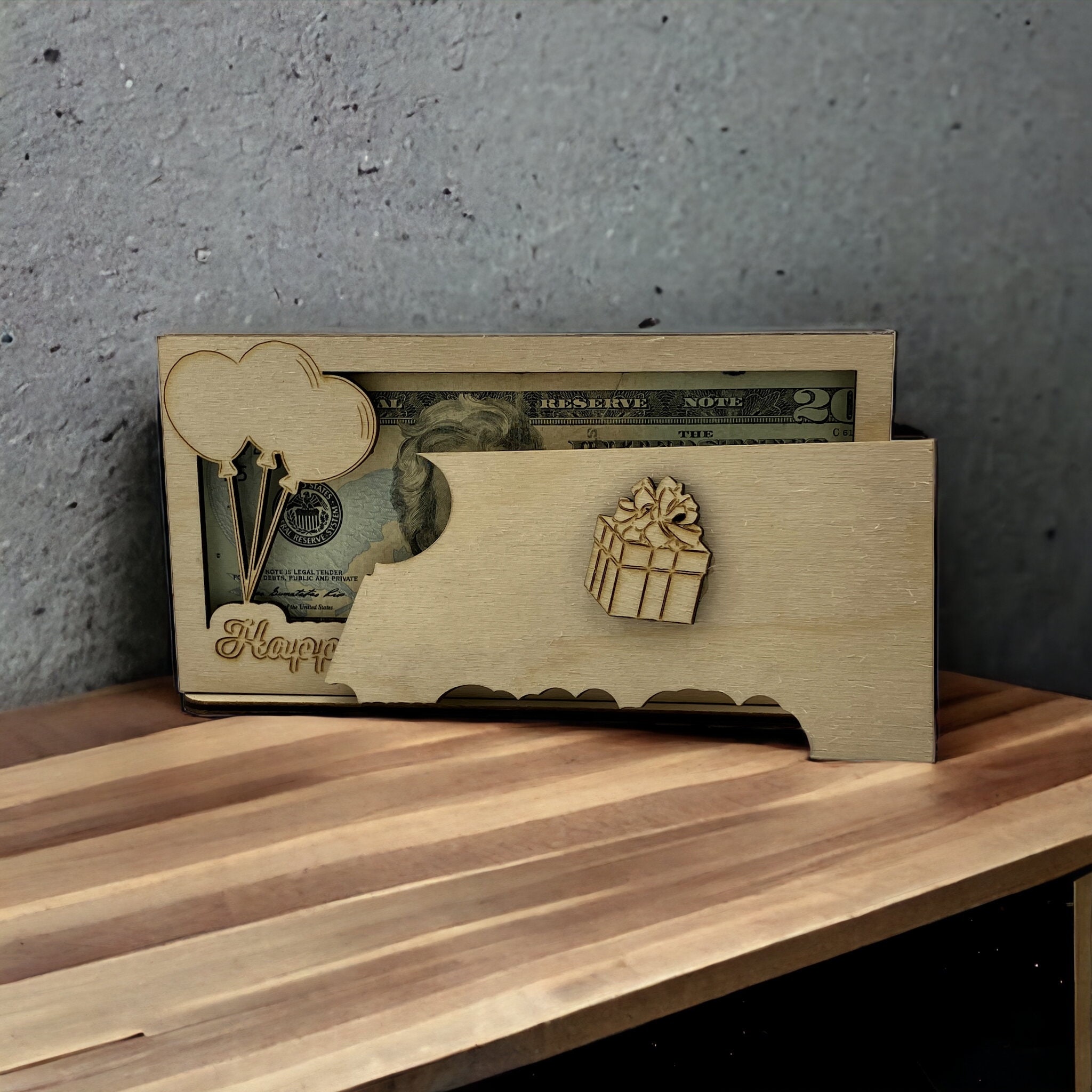 Personalized Gift Money Holder for Birthday With Cover, Money Gift Idea ...