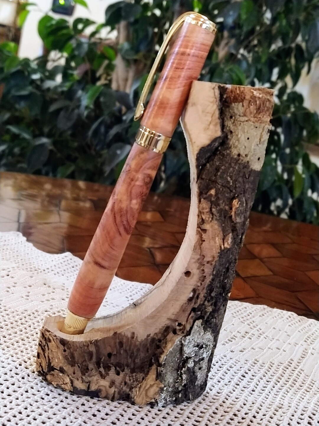 Carob Wood Magnetic Ballpoint Pen - Etsy