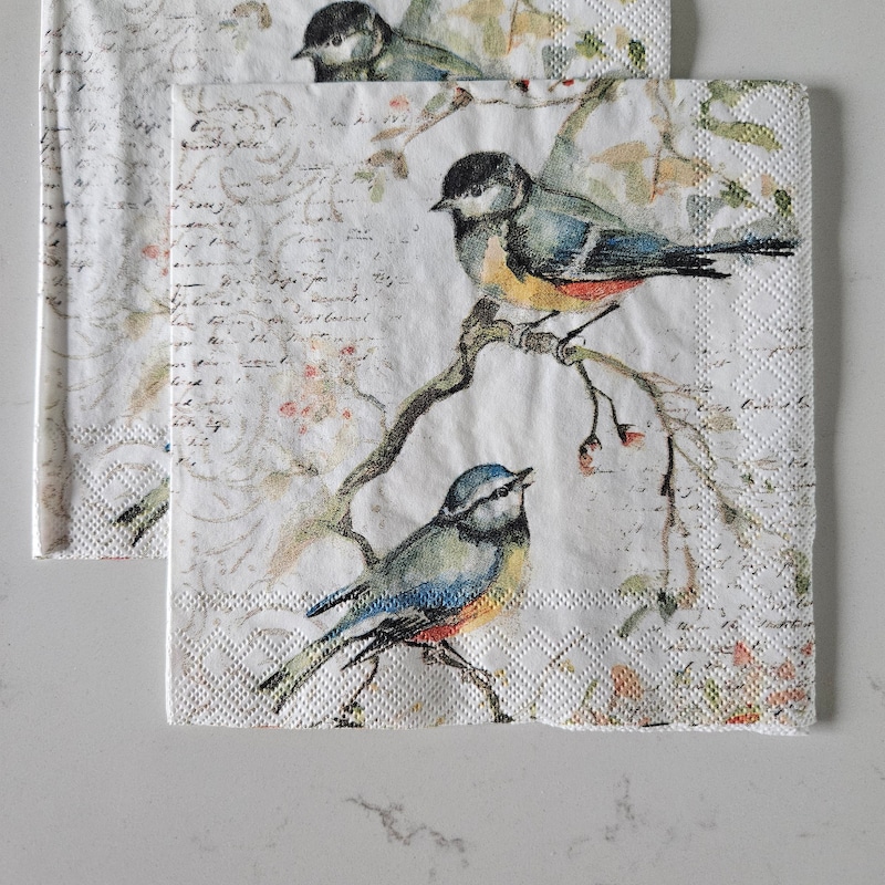 Bird Napkins - Etsy