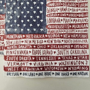 One Flag One Nation DECOUPAGE Napkin - Set of 2 Individual Napkins ...