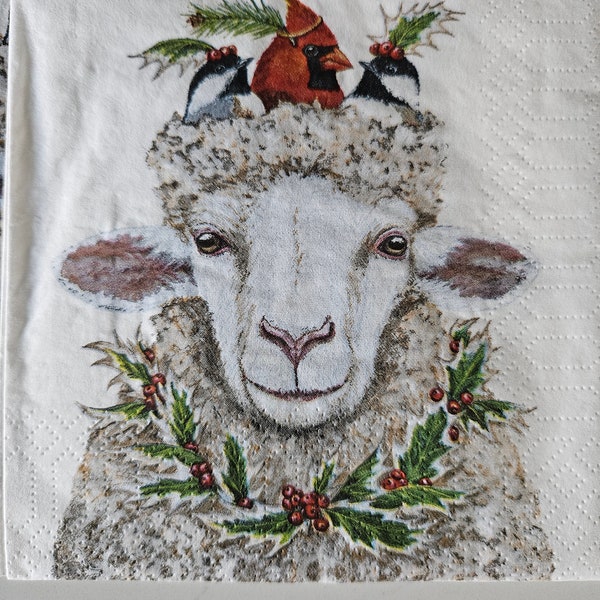 Christmas Sheep - Etsy