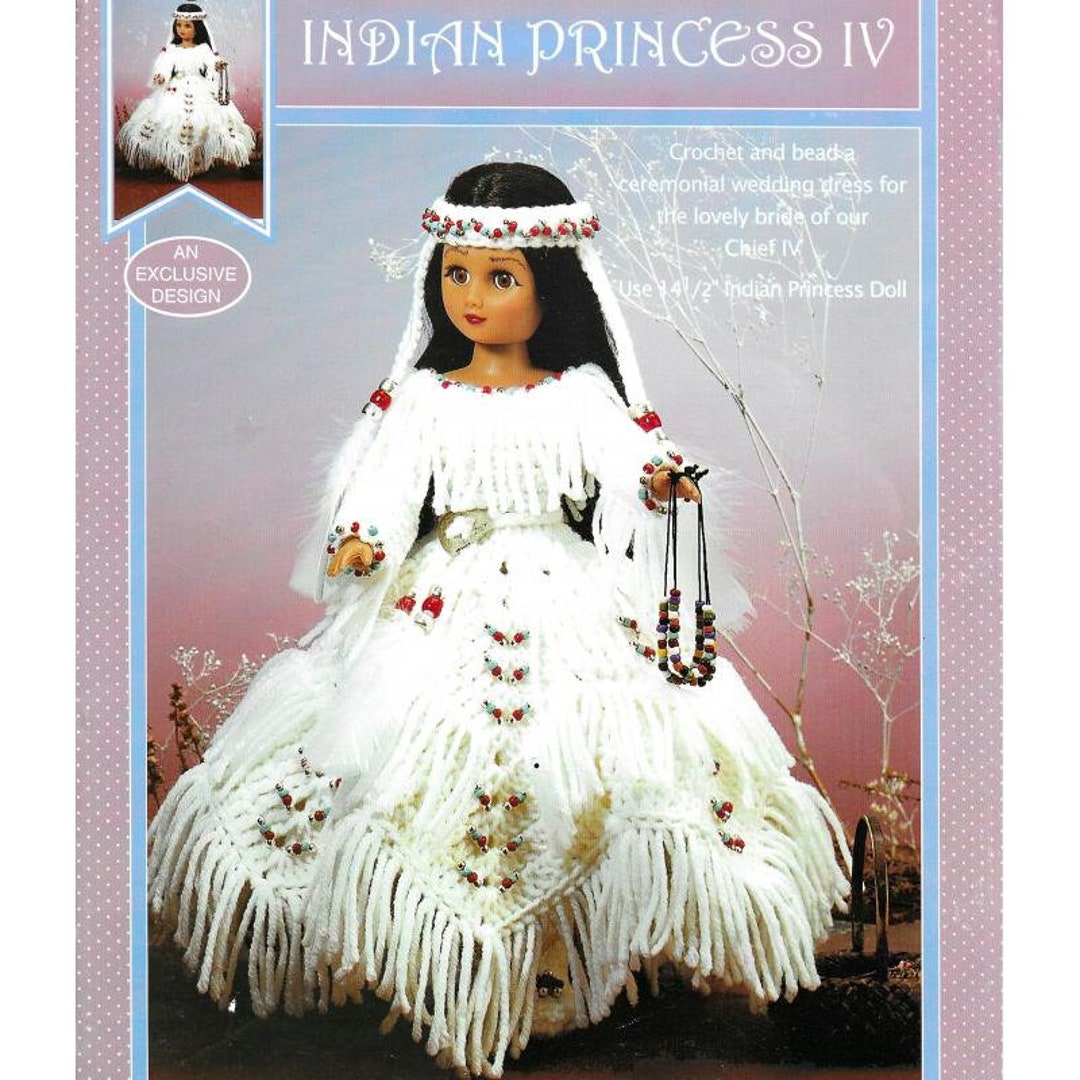 Indian Princess IV Crochet Pattern for Doll - Etsy