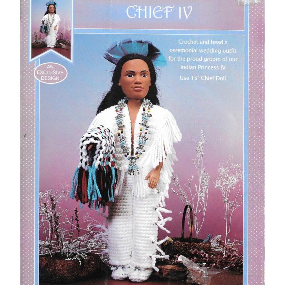 Chief IV Crochet Pattern for Doll - Etsy