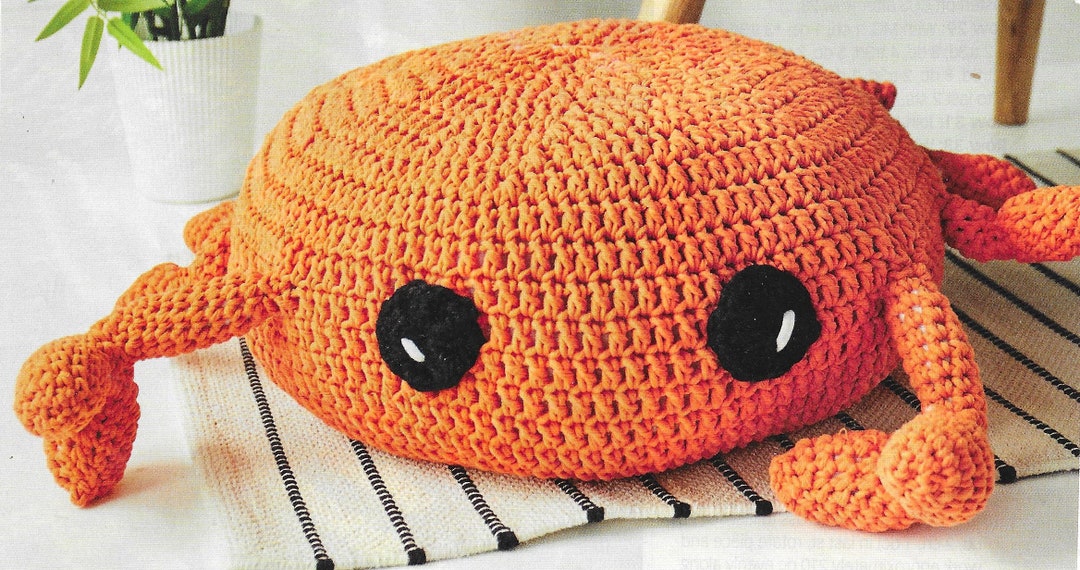 Crab Footstool / Pouffe Crochet Pattern - Etsy