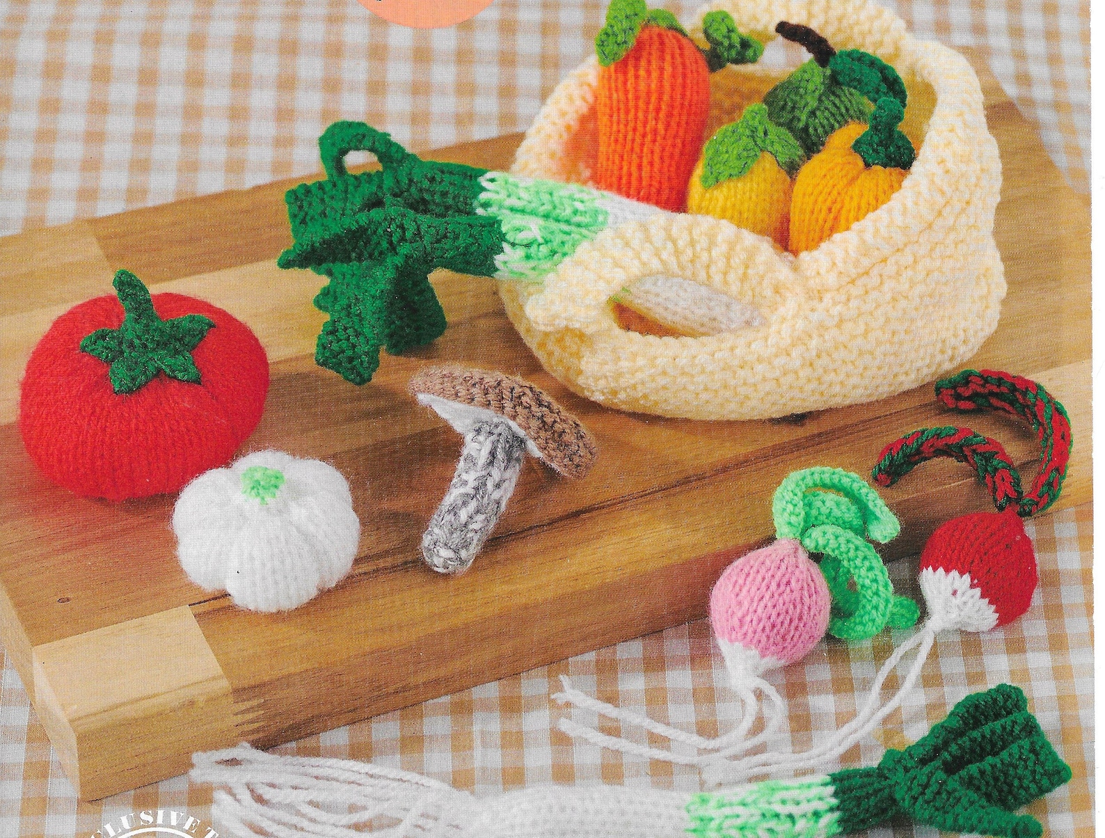 Fruit & Veg Basket Knitting Pattern Toy / Display - Etsy