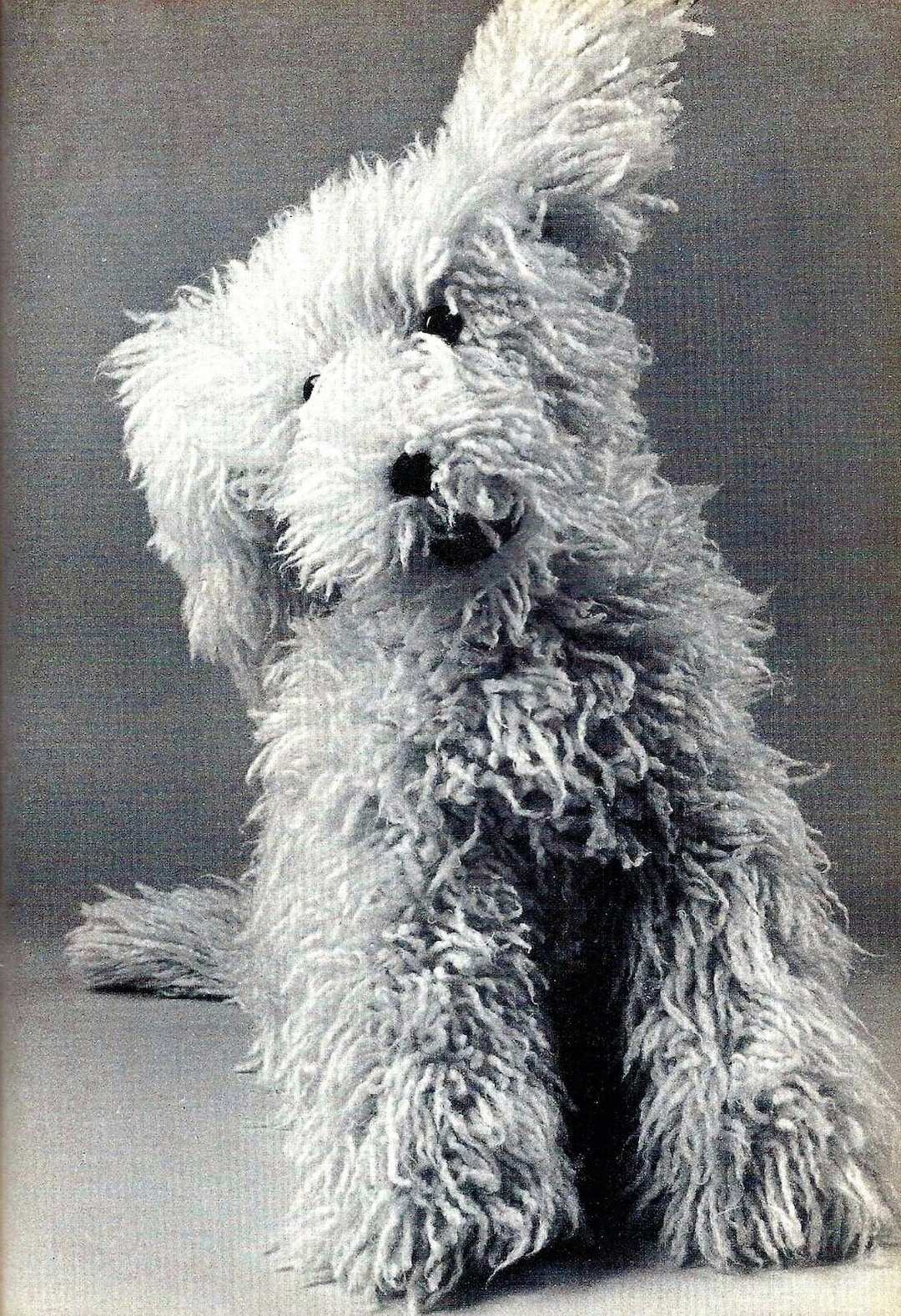 Large Furry Toy Dog Knitting Pattern - Etsy