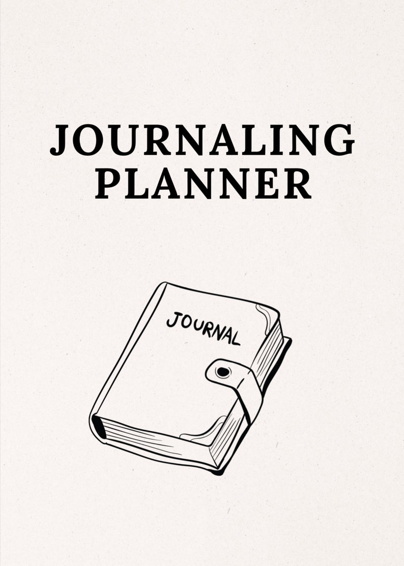 DIGITAL Journaling Planner - Etsy