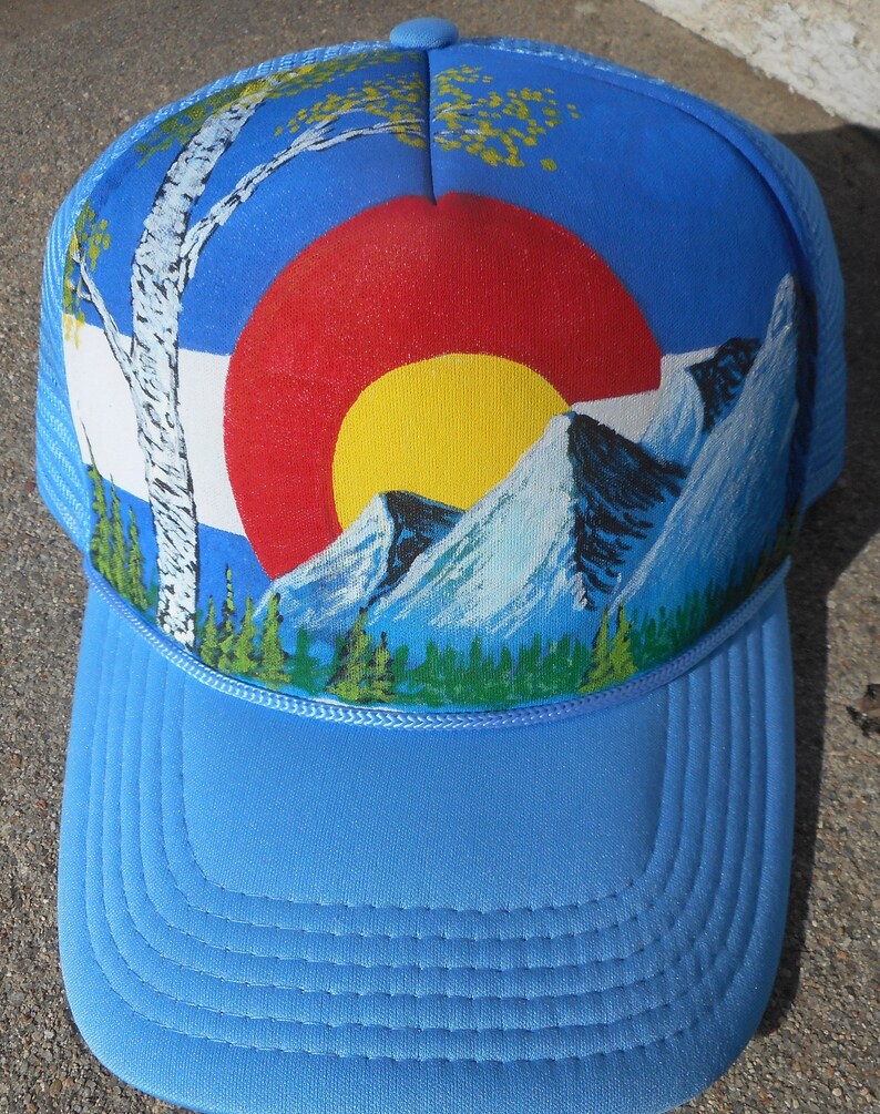 Custom Graffiti Hat Snapback Cap Trucker Style Spray Paint Artwork - Etsy