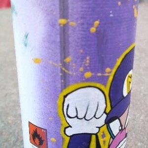 Super Mario Bros Spray Paint Can Artwork - Etsy