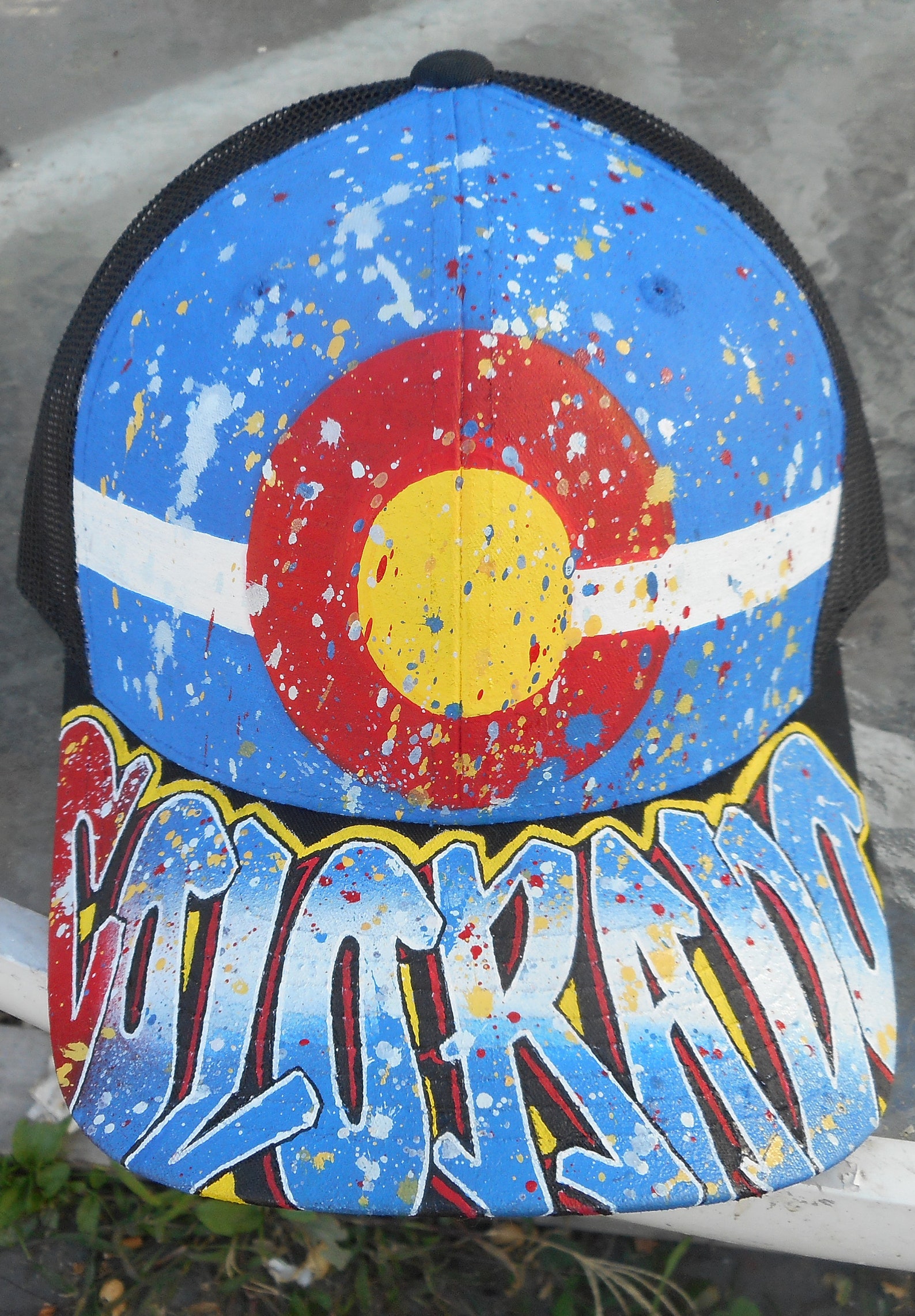 Custom Graffiti Hats Snapback Cap Trucker Hat Spray Paint Artwork - Etsy