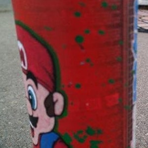 Super Mario Bros Spray Paint Can Artwork - Etsy