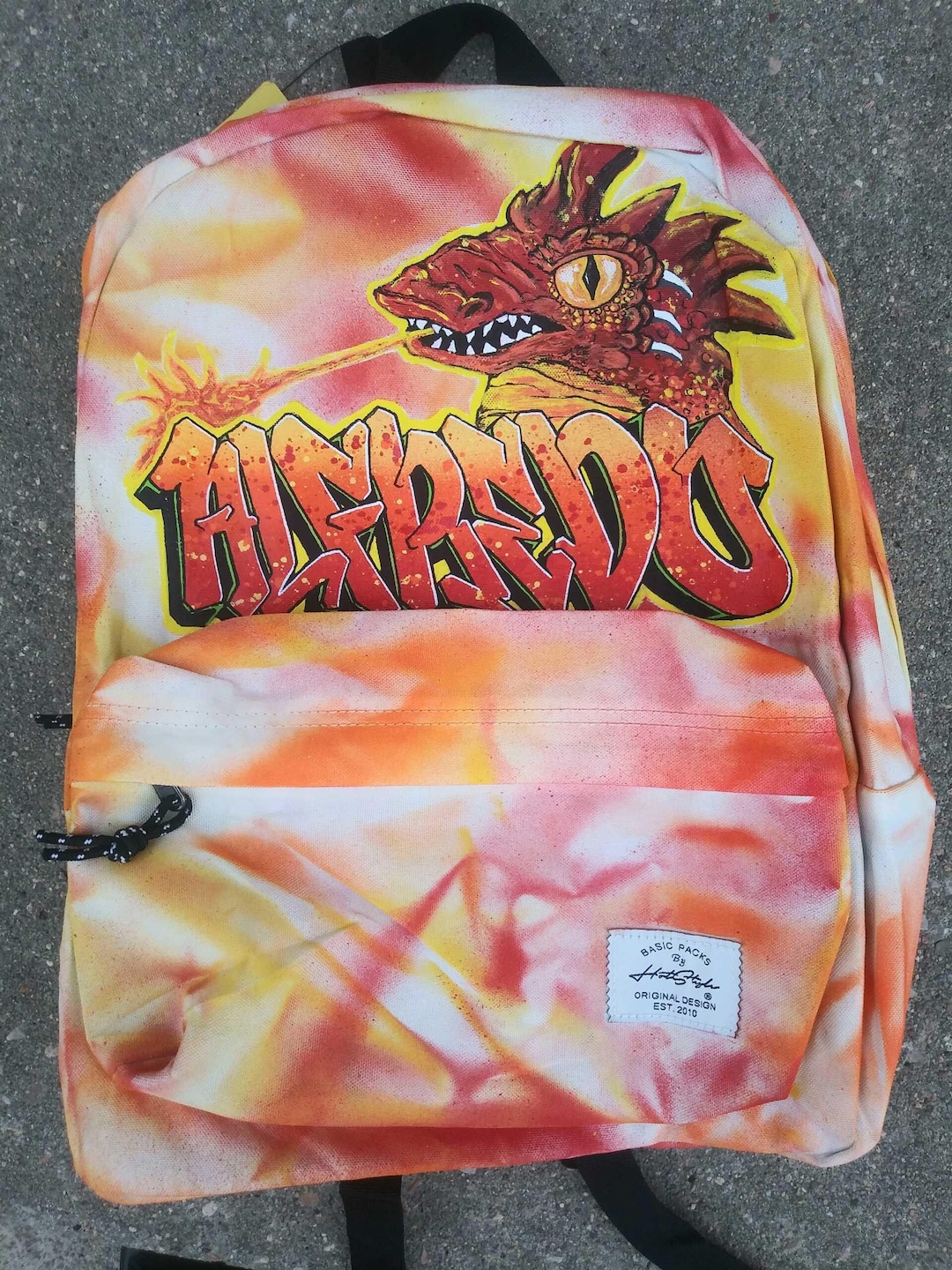 Custom Painted Backpacks Spray Paint Artwork Kids Adults Gift Shoulder ...