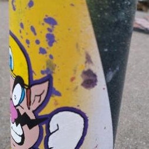 Super Mario Bros Spray Paint Can Artwork - Etsy