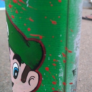 Super Mario Bros Spray Paint Can Artwork - Etsy