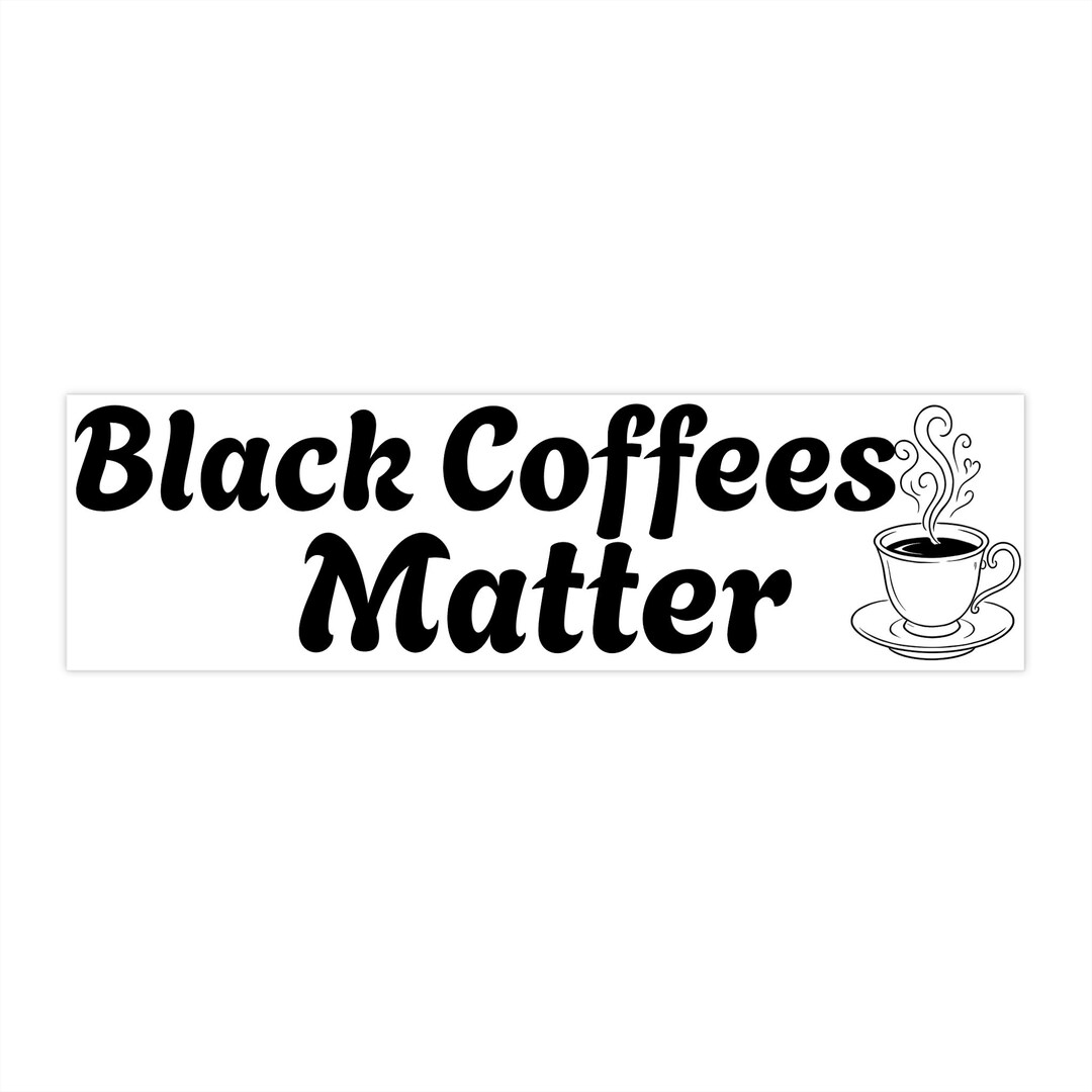 Coffee Bumper Sticker Funny Car Accessory - Etsy