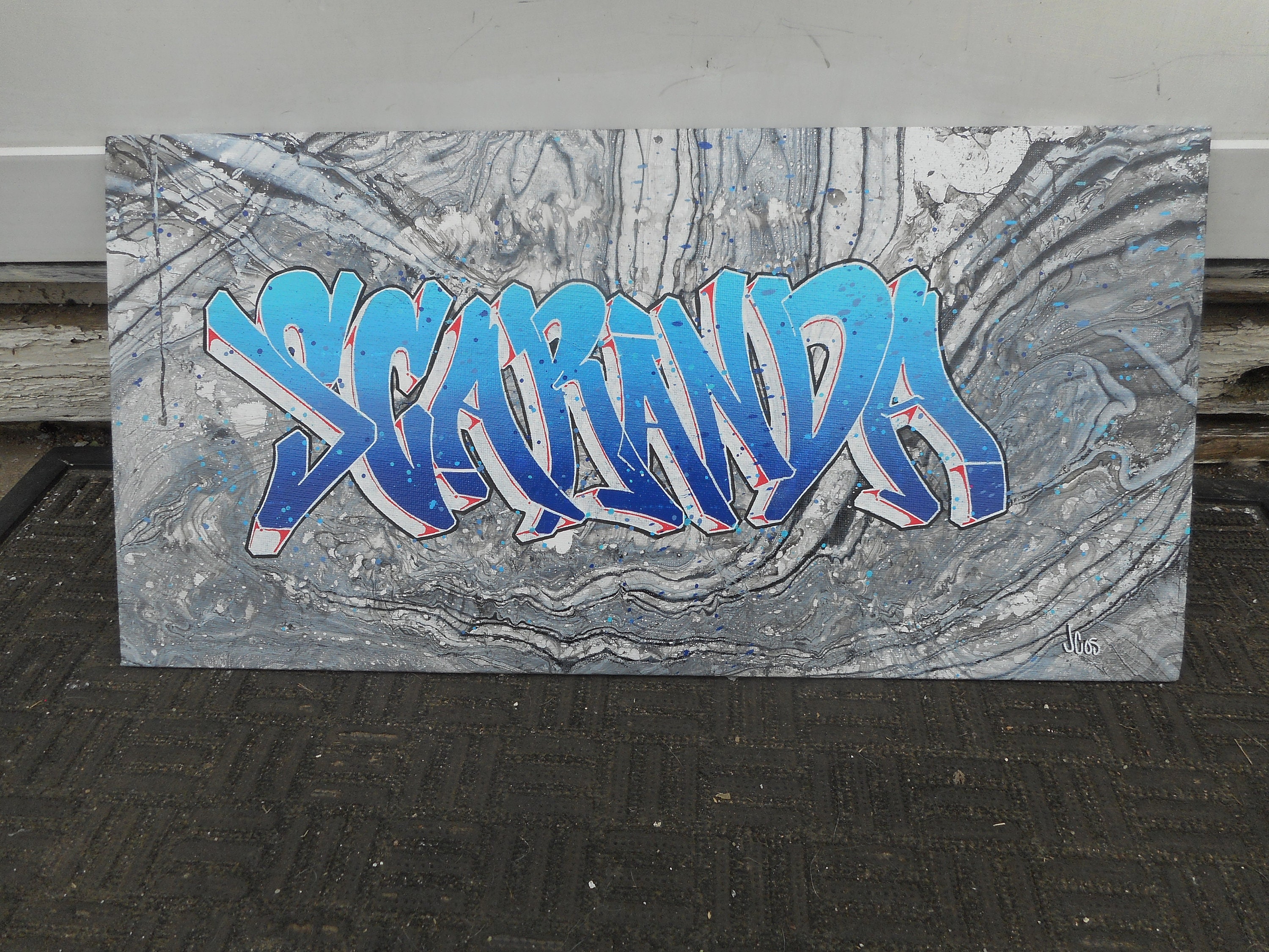 Custom Graffiti Canvas Boards Spray Paint Artwork - Etsy