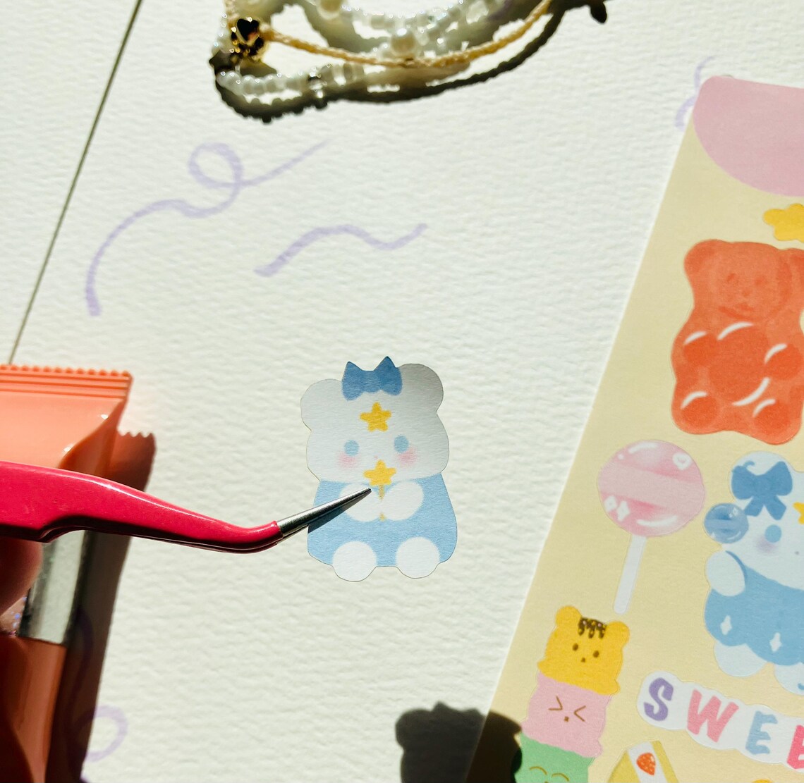 Candy Land Polco World Sticker Sheet | Polco Stickers | Kawaii Stickers ...