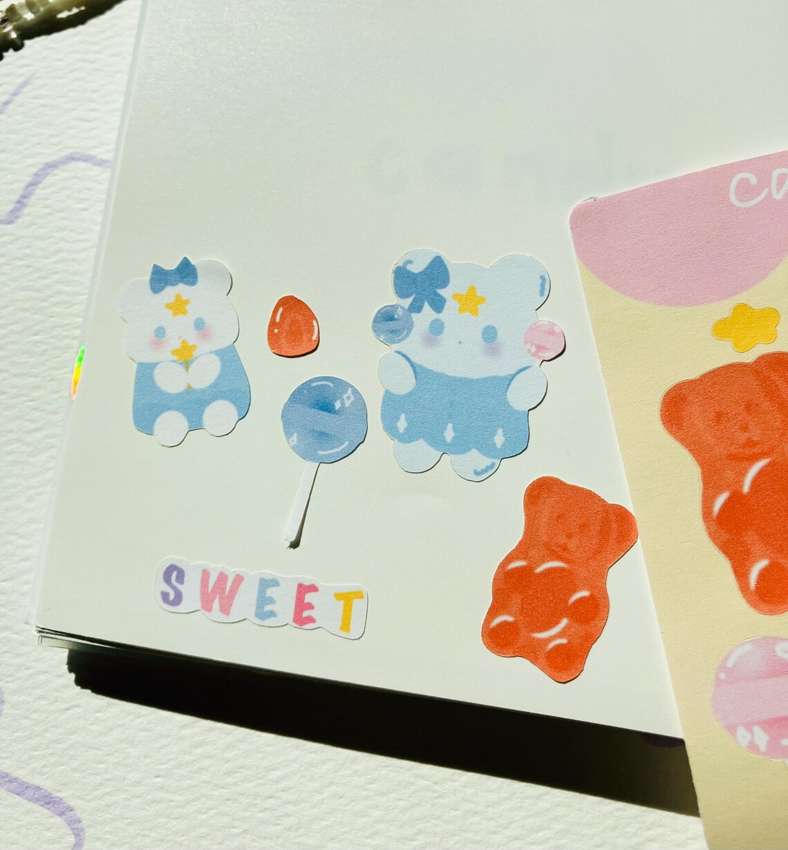 Candy Land Polco World Sticker Sheet | Polco Stickers | Kawaii Stickers ...