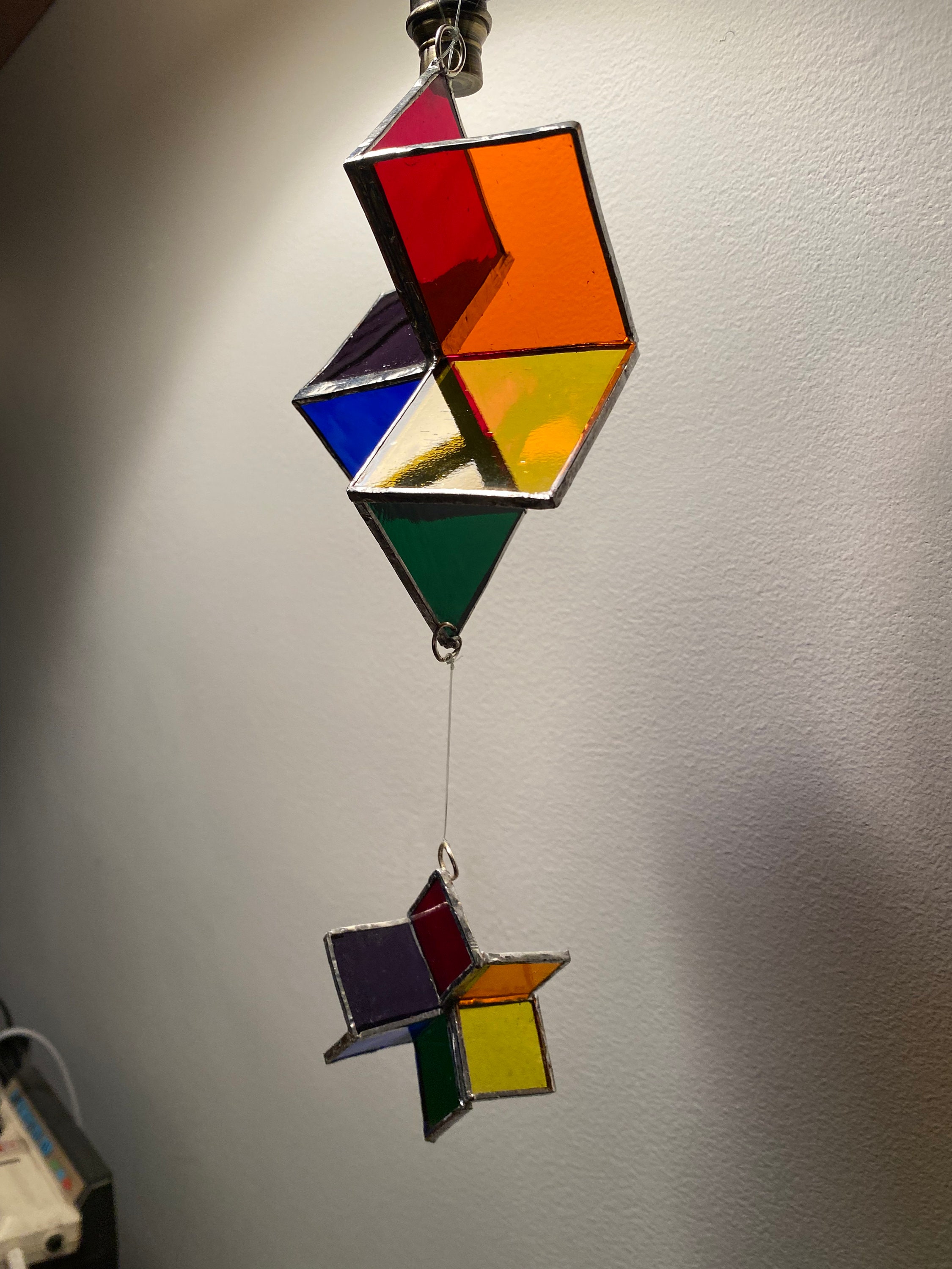 Double Rainbow Sun Catcher and Spinner - Etsy