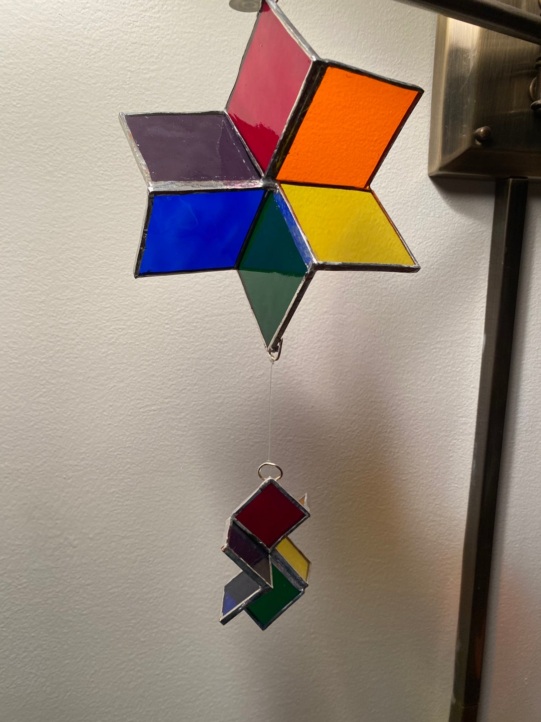 Double Rainbow Sun Catcher and Spinner - Etsy