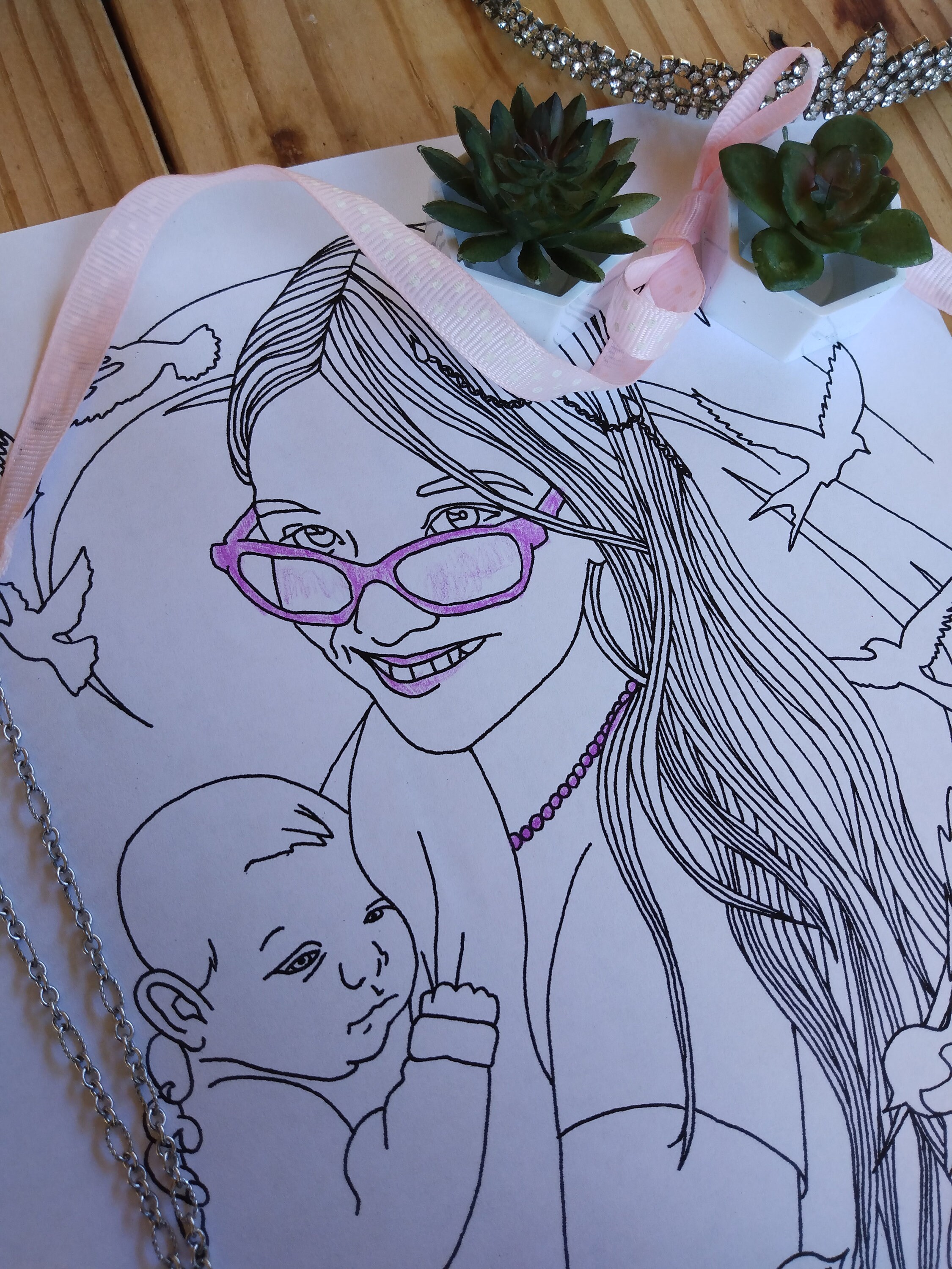 3 Princess Coloring Pages | Hand-drawn | Cute & Unique - Etsy