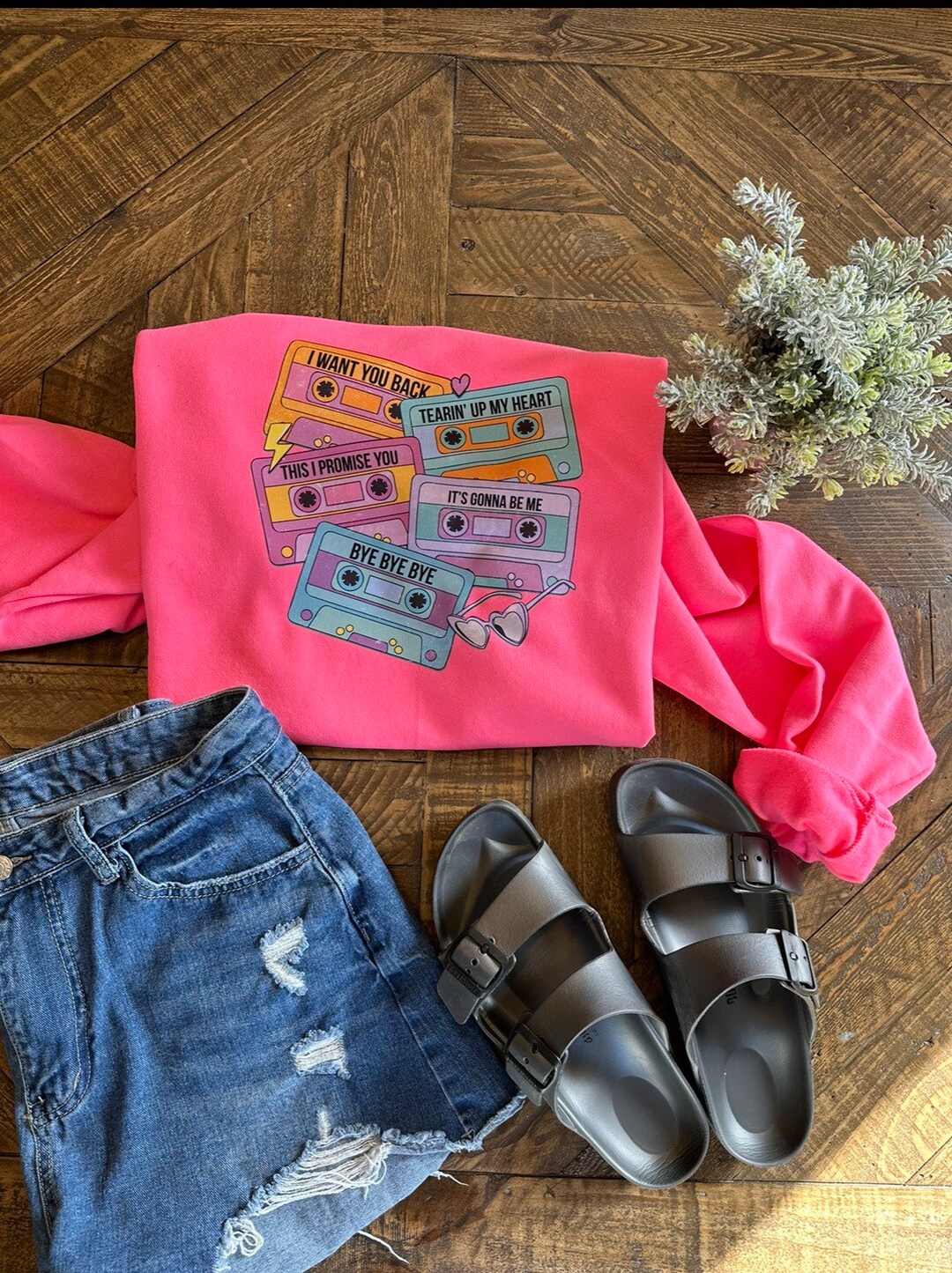 Nsync Hot Pink Crewneck - Etsy