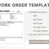 Invoice Template || Editable PDF/ Word/ Googledocs/ Googlesheets Template, Customizable ...
