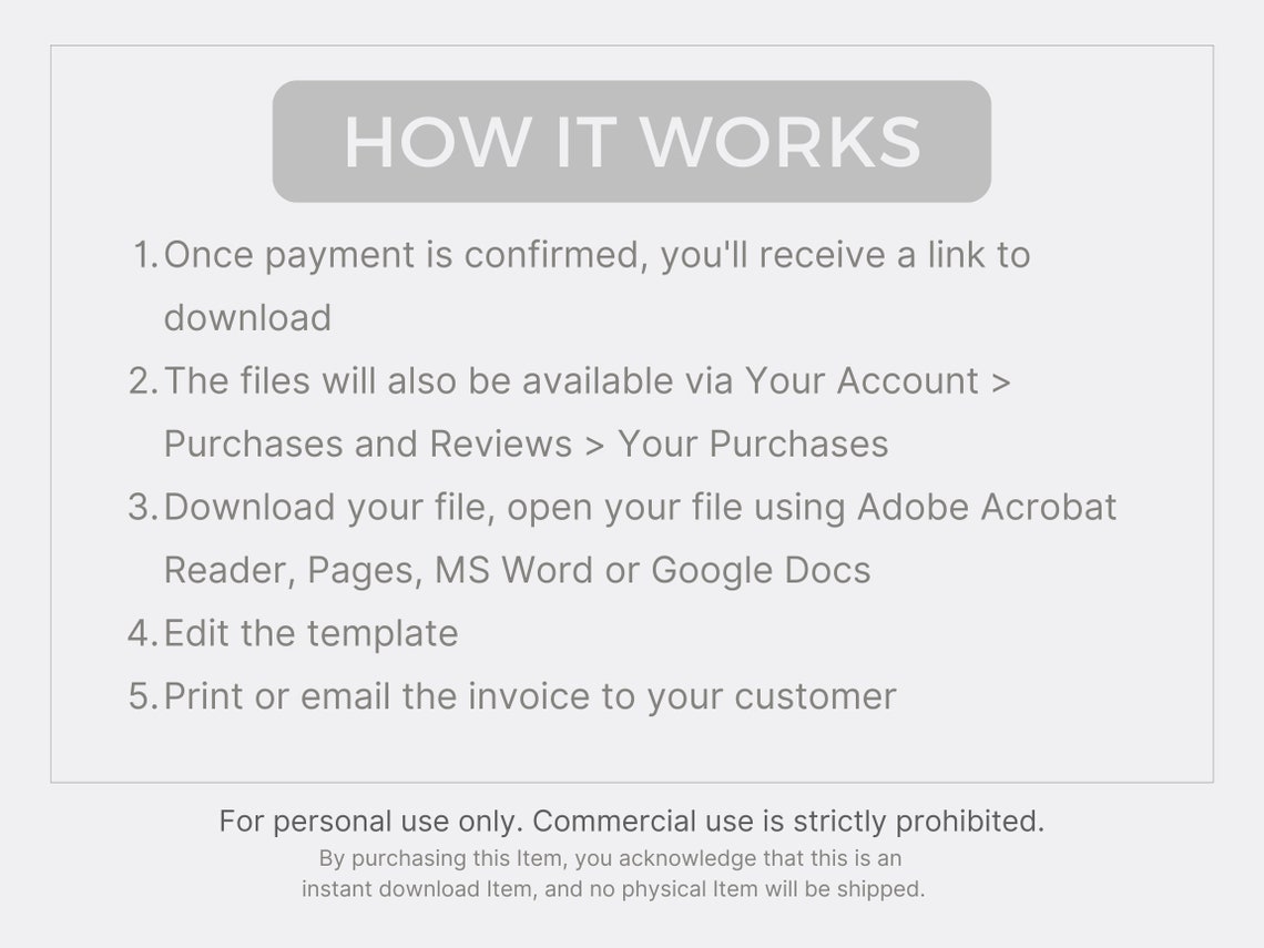Job Quote/proposal Template || Editable Pdf/word/googledocs/pages ...