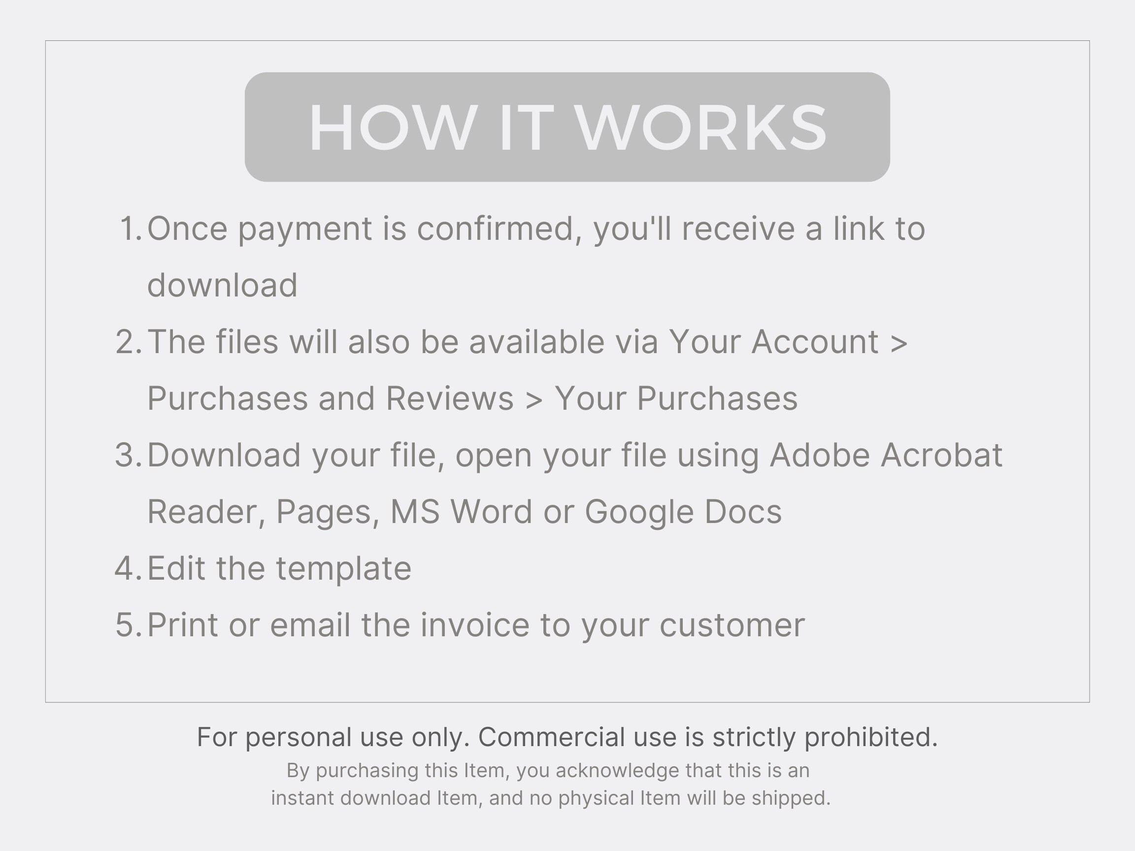 Job Quote/proposal Template || Editable Pdf/word/googledocs/pages ...