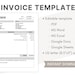 Invoice Template || Editable PDF/ Word/ Google Docs/ Google Sheets Template, Customizable ...